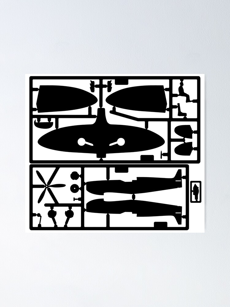 "AIRFIX 1/72 SPITFIRE" Poster for Sale by MACH5- | Redbubble