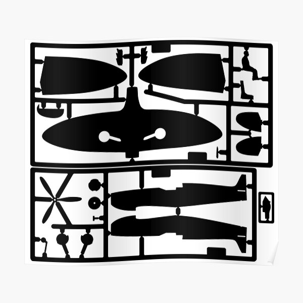 "AIRFIX 1/72 SPITFIRE" Poster for Sale by MACH5- | Redbubble