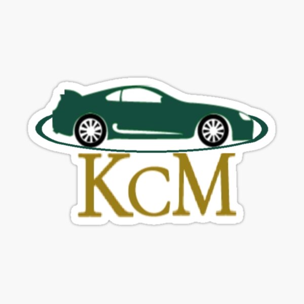 "Kitchener Car Meets KCM Acronym Logo" Sticker for Sale by IIDESERTEDII ...