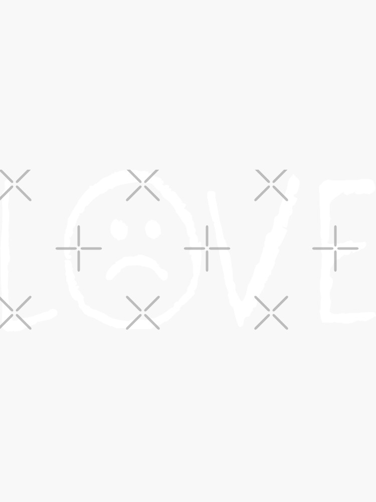 " Lil Peep Style Love Tattoo" Sticker by boogsbay | Redbubble