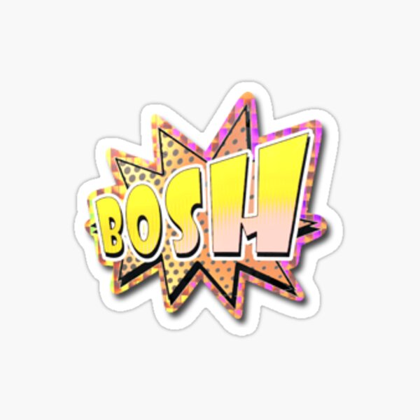 "Bosh Holographic Sticker" Sticker for Sale by iChanka | Redbubble