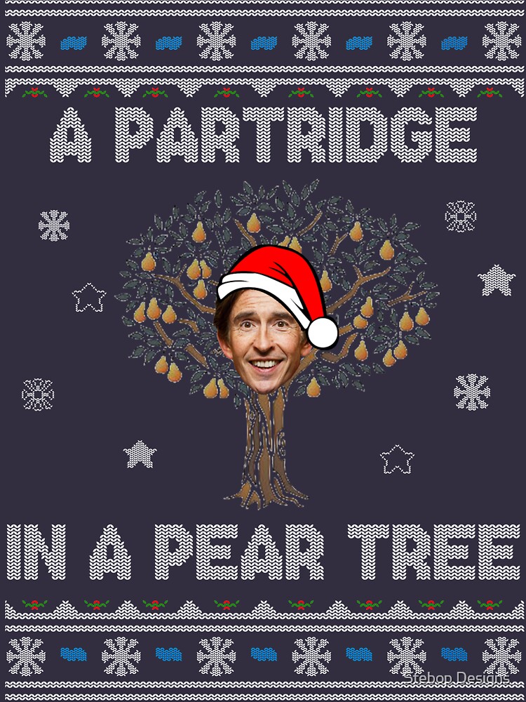 "Alan Partridge In A Pear Tree Christmas" T-shirt for Sale by ...
