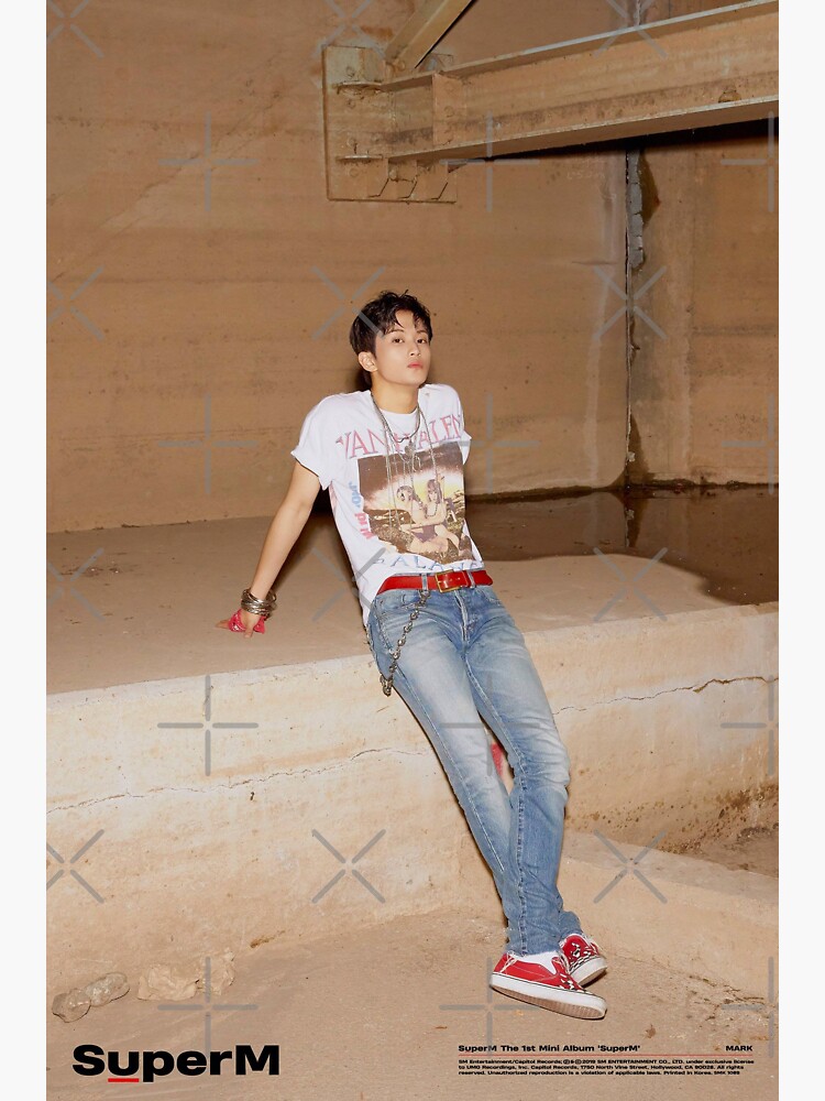 "SUPERM JOPPING MARK" Sticker for Sale by BGEMPORIUM | Redbubble