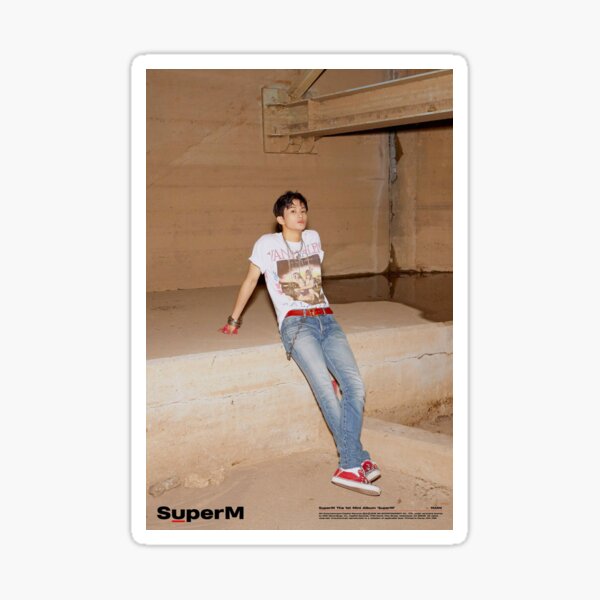 "SUPERM JOPPING MARK" Sticker for Sale by BGEMPORIUM | Redbubble