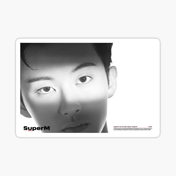 "SUPERM JOPPING MARK" Sticker for Sale by BGEMPORIUM | Redbubble