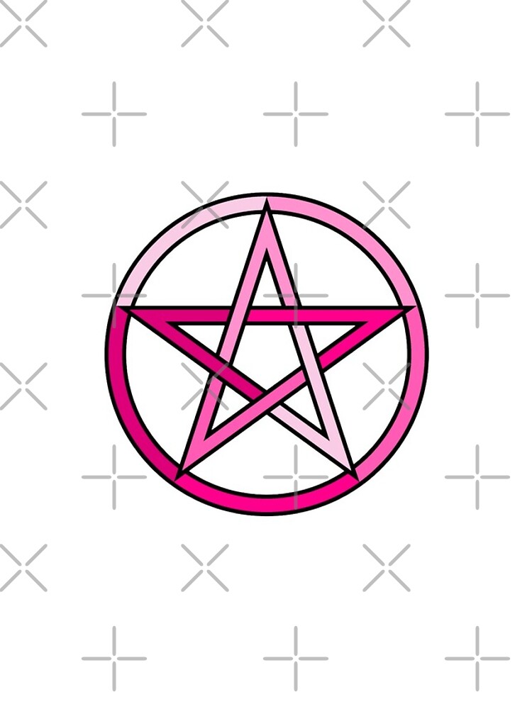 "Pink Pentagram Pentacle" iPhone Case for Sale by WiccaFairy | Redbubble