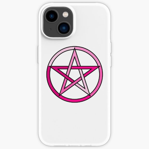 "Pink Pentagram Pentacle" iPhone Case for Sale by WiccaFairy | Redbubble
