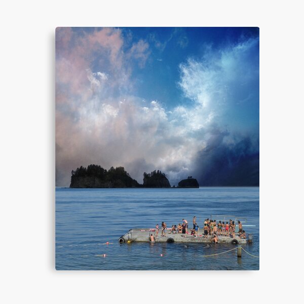 Ocean Raft Canvas Prints | Redbubble
