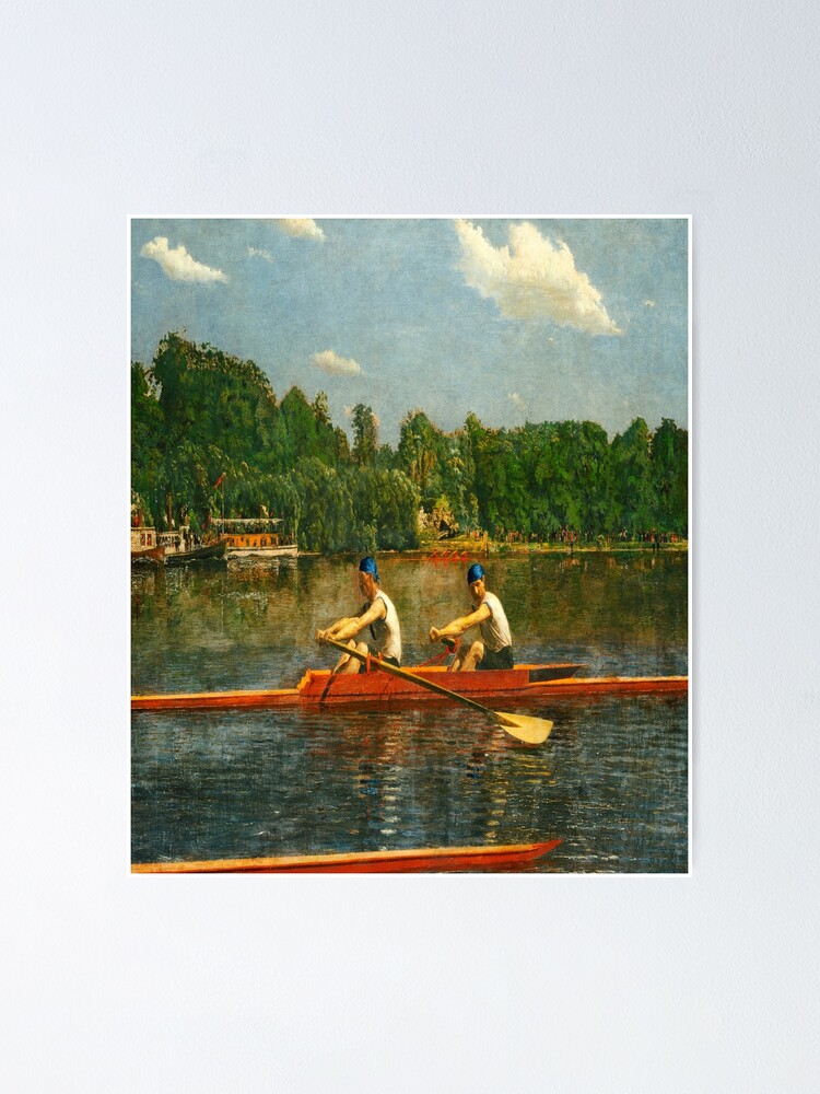 "The Biglin Brothers Racing-Thomas Eakins" Poster for Sale by LexBauer ...