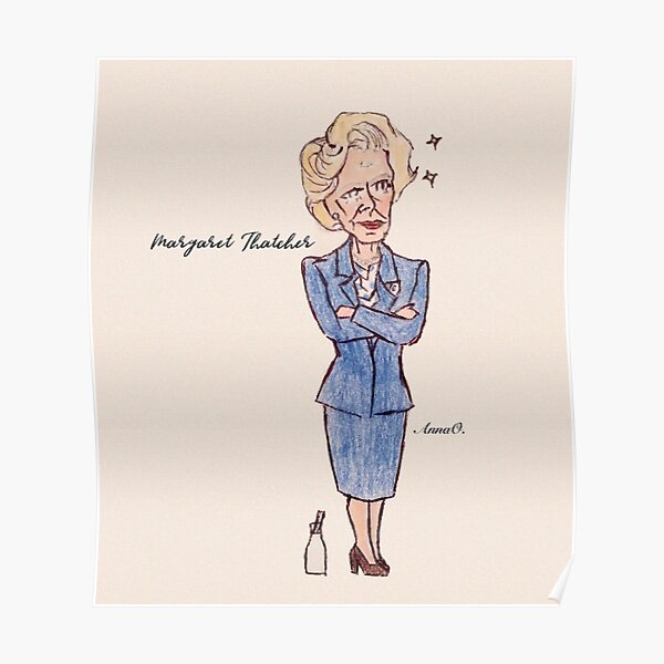 "Margaret Thatcher Chibi" Poster for Sale by Pawoon-4-Pasta | Redbubble