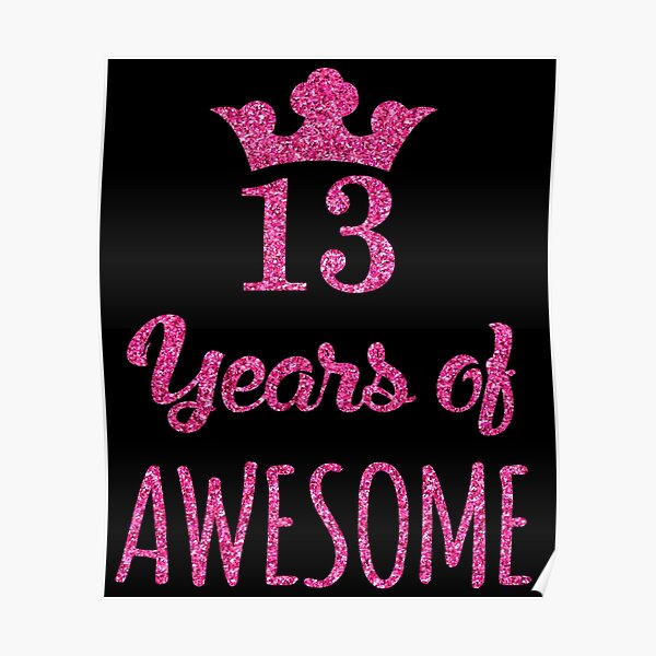 "13th birthday Gift,13 year old birthday,13 year Old Girl Birthday ...