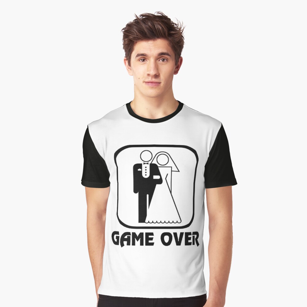 "Funny Wedding Game Over" Sticker for Sale by rott515 | Redbubble