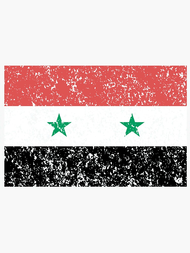 "Syria Flag " Sticker by brandonv111 | Redbubble