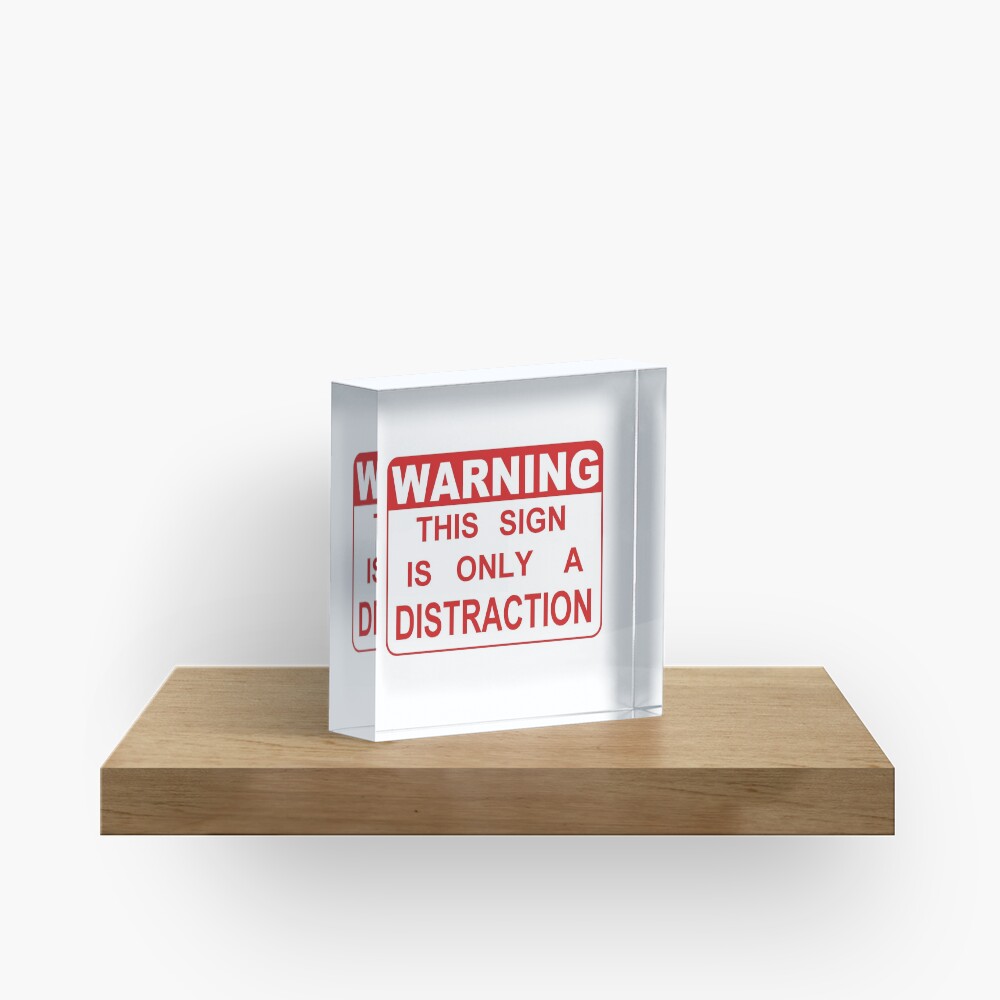 "Funny Warning Distraction Sign" Sticker for Sale by rott515 | Redbubble
