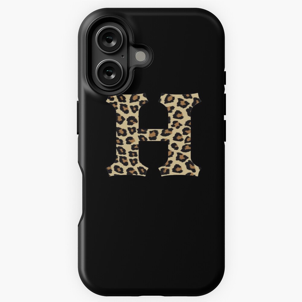 "Letter H Leopard Cheetah Monogram Initial" Sticker for Sale by ...