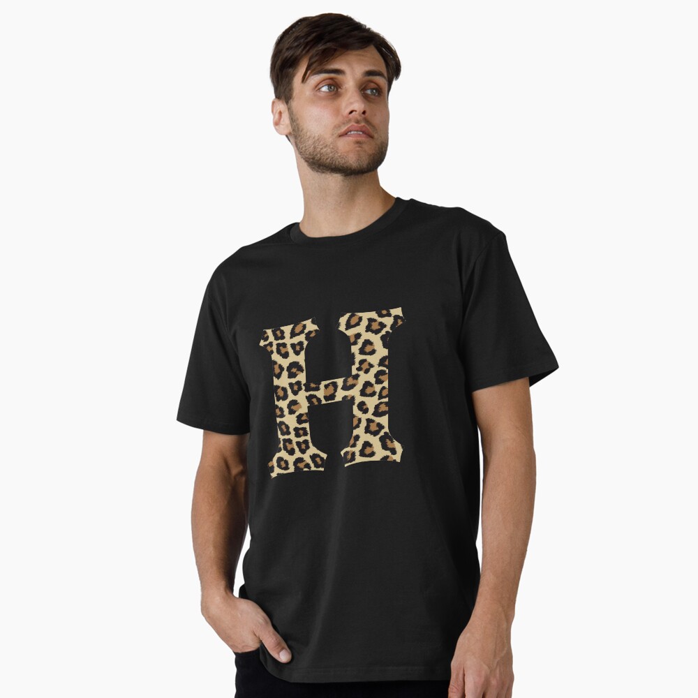 "Letter H Leopard Cheetah Monogram Initial" Sticker for Sale by ...