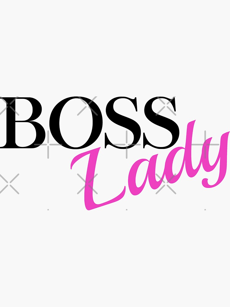 "Boss Lady Fun Feminine Dance Leader Bossy Teacher Design" Sticker by ...