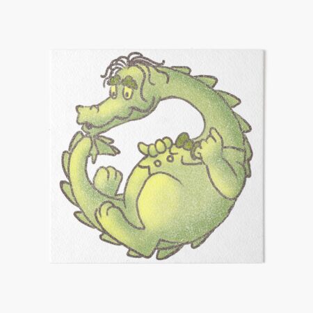 "Classic Puff the Magic Dragon" Art Board Print by Vexeli | Redbubble