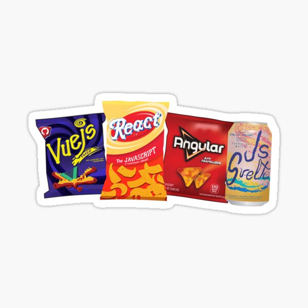 "Web Dev Snack Pack" Sticker for Sale by walpolea | Redbubble