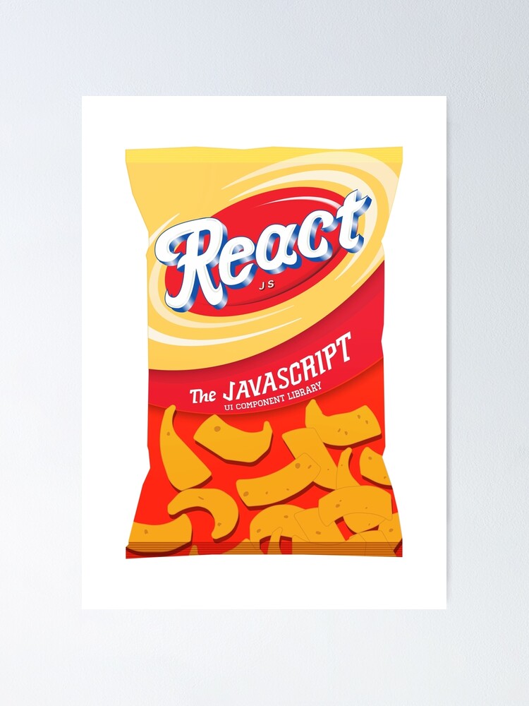 "React Snack" Poster by walpolea | Redbubble