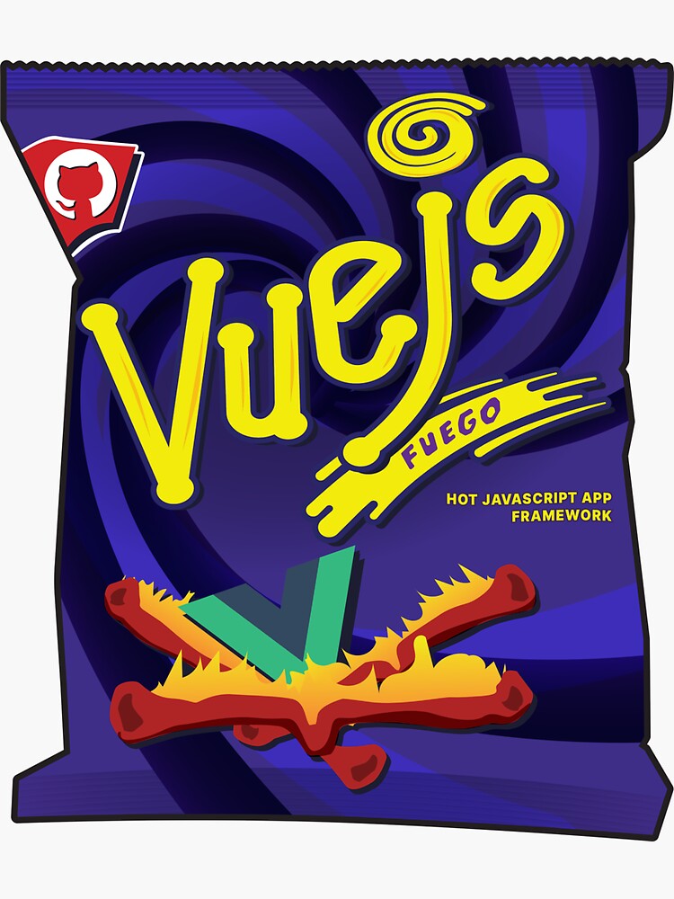 "Vue Snack" Sticker for Sale by walpolea | Redbubble