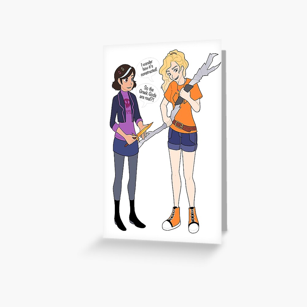 "Annabeth and Claire" Sticker for Sale by noxque | Redbubble