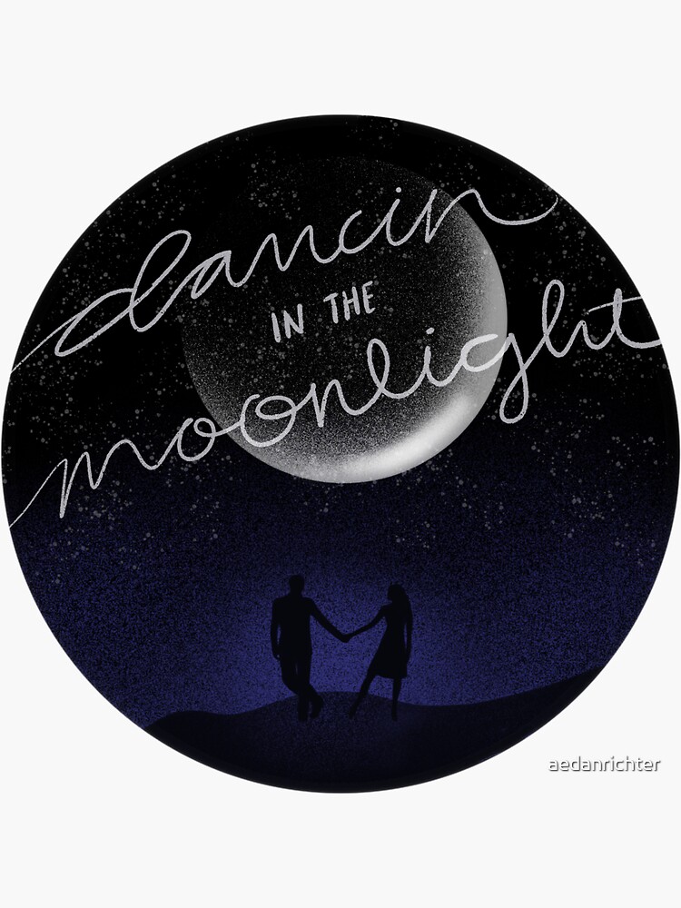 "Moonlight " Sticker by aedanrichter | Redbubble