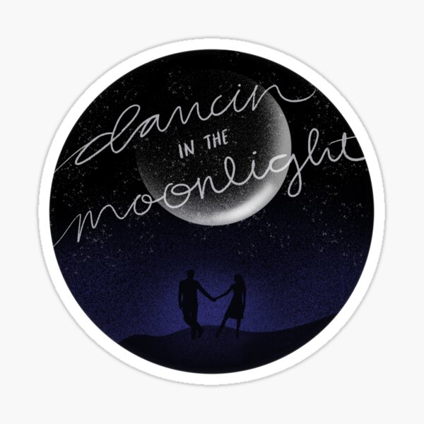 "Moonlight " Sticker by aedanrichter | Redbubble