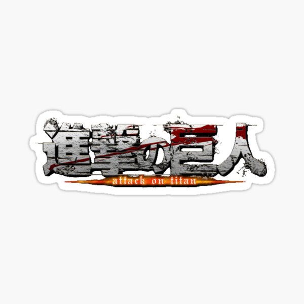 Shingeki No Kyojin Stickers | Redbubble