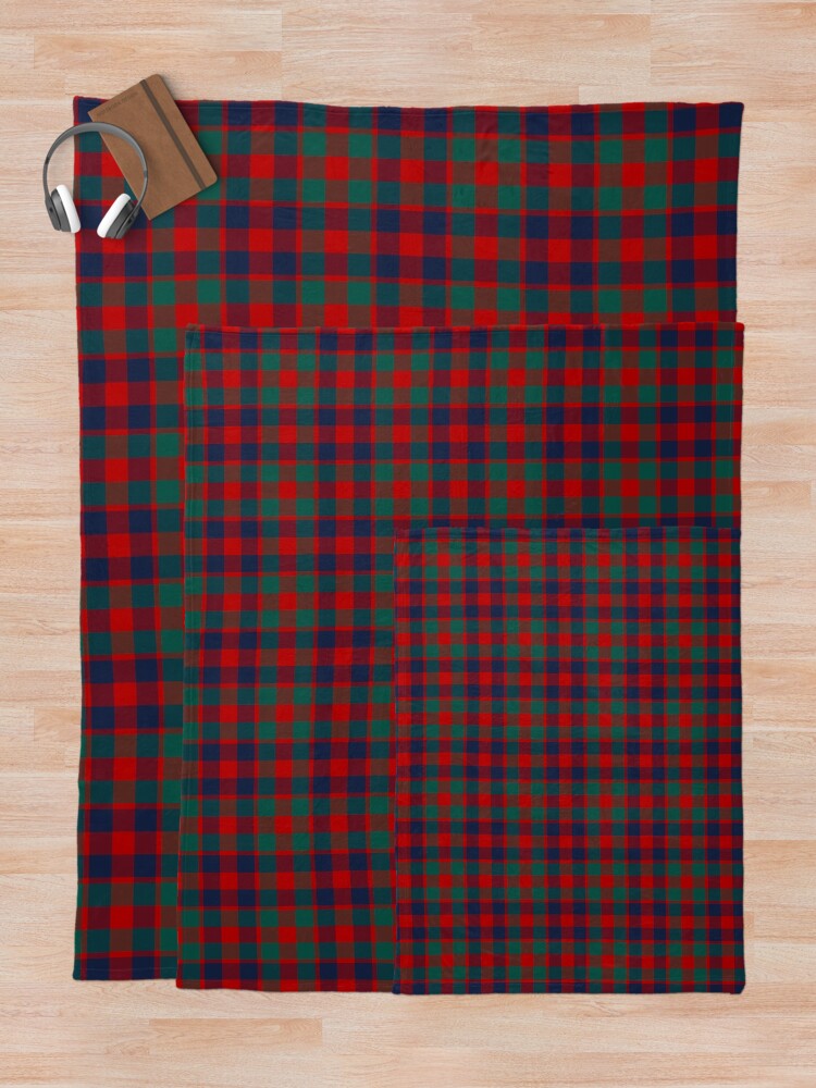 "McGowan Tartan Pattern" Throw Blanket by plaidwerx | Redbubble