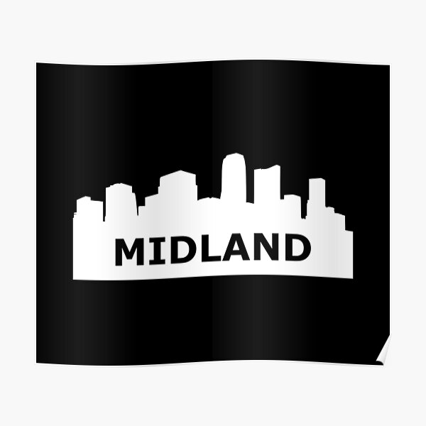 "Midland Skyline" Poster for Sale by gulden | Redbubble