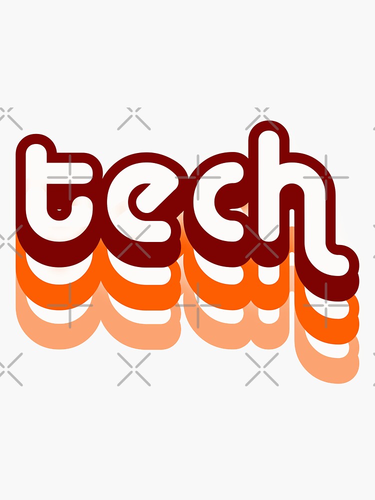"Retro Tech " Sticker for Sale by alexnoellejones | Redbubble