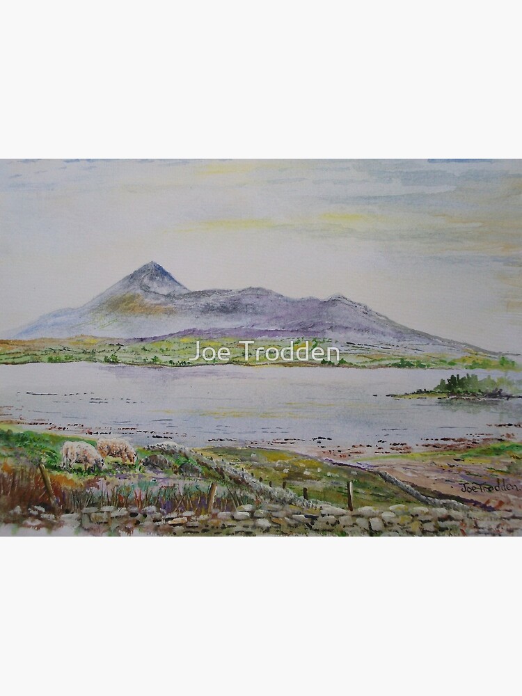 "Croagh Patrick in watercolour" Art Print by joetrodden | Redbubble
