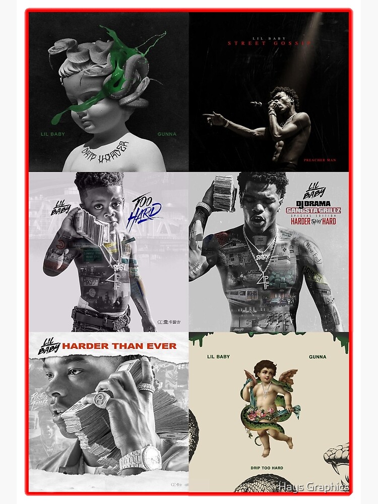 "Lil Baby Album Collage" Poster by HaysMolm | Redbubble
