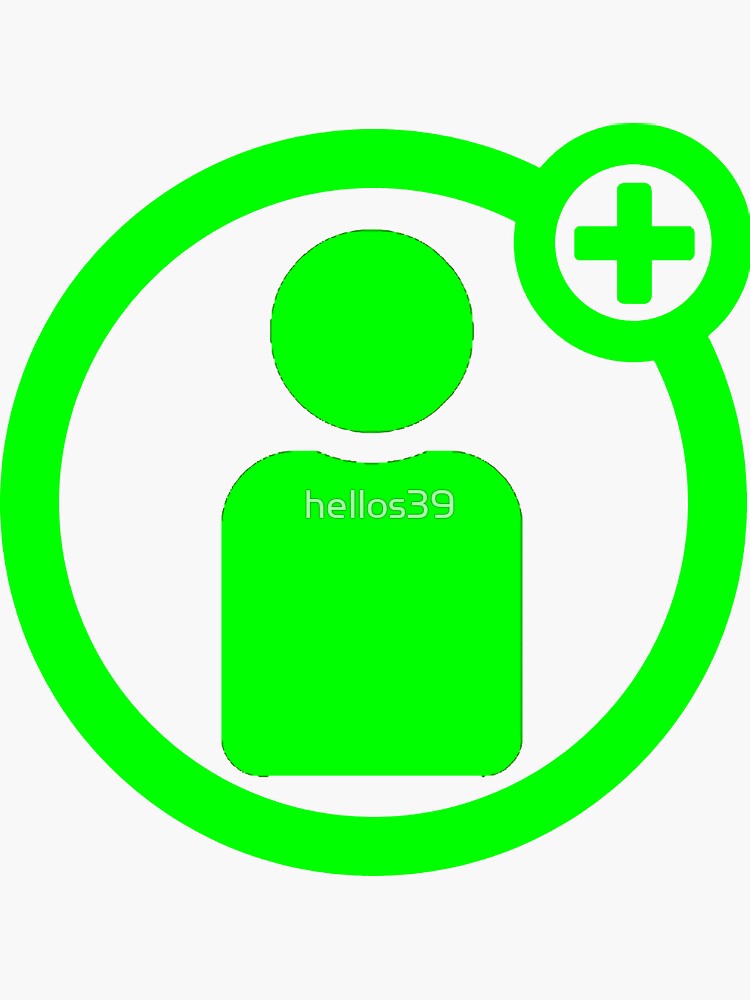 "Vrchat add friend" Sticker for Sale by hellos39 | Redbubble