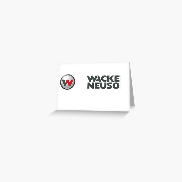 "Wacker Neuson Logo" Greeting Card by jenibleng | Redbubble
