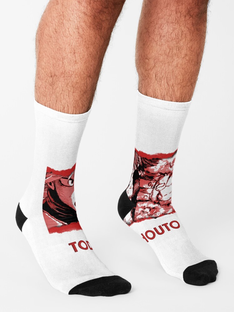"Todoroki MHA" Socks for Sale by Angellinx3 | Redbubble
