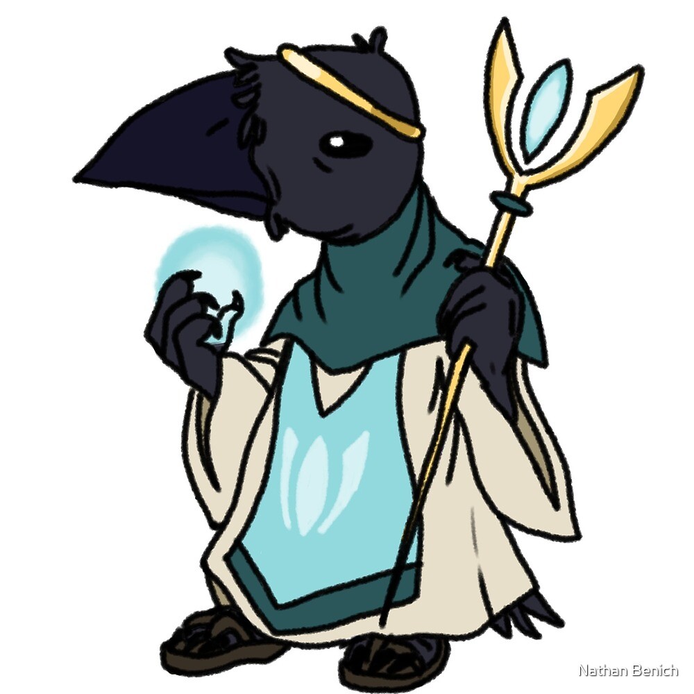 "Kenku Cleric" by Nathan Benich | Redbubble