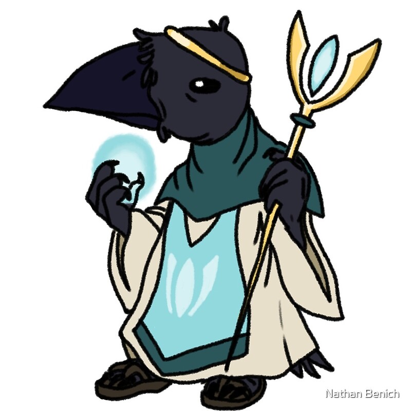 "Kenku Cleric" by Nathan Benich | Redbubble