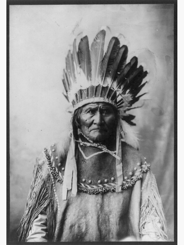 "Geronimo - Bedonkohe Apache Warrior and Medicine Man" Poster for Sale ...