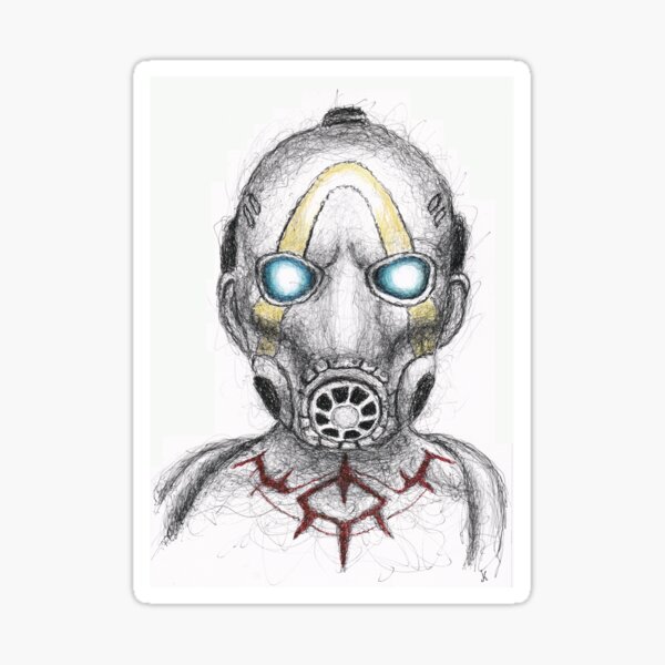 "Borderlands" Sticker for Sale by konstantin-jak | Redbubble