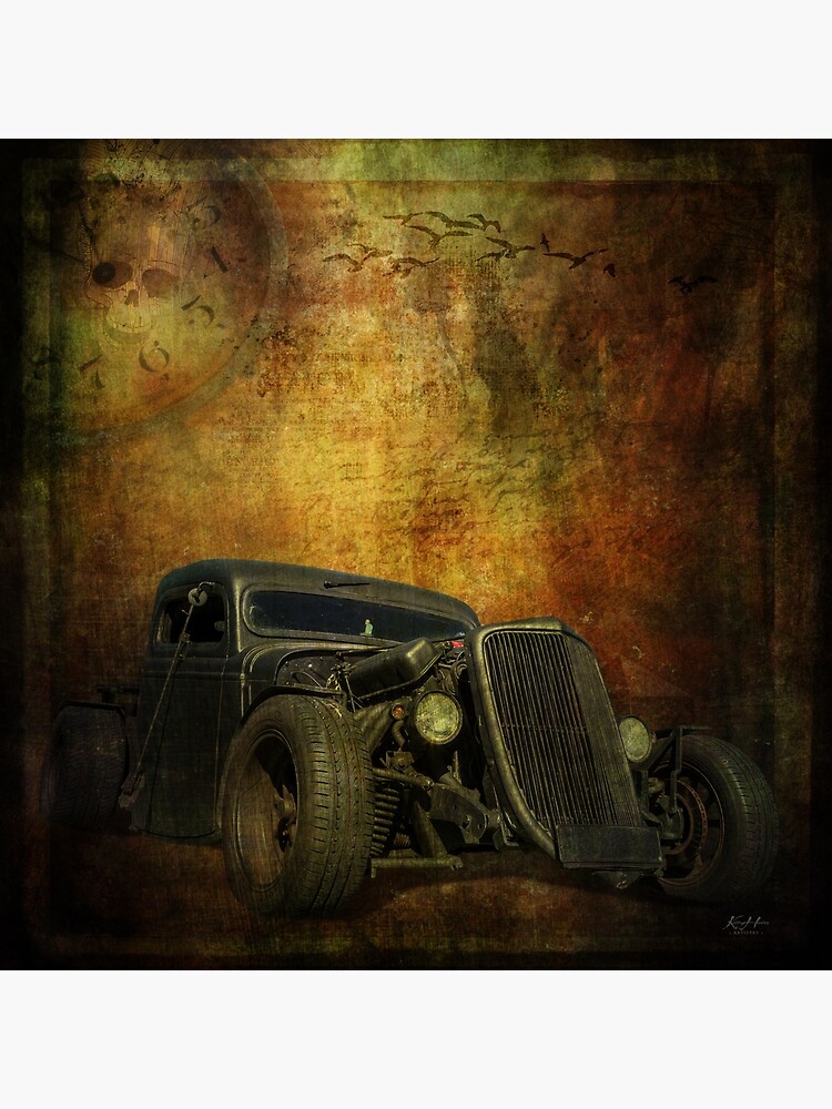 "Rat Rod" Poster by cars | Redbubble