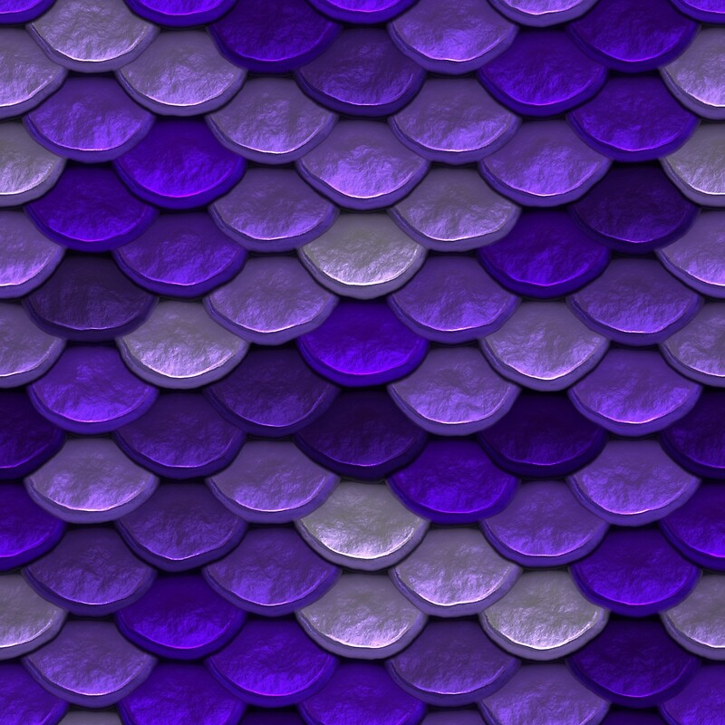 "Shimmering scale pattern in purple tones" by sosweet | Redbubble