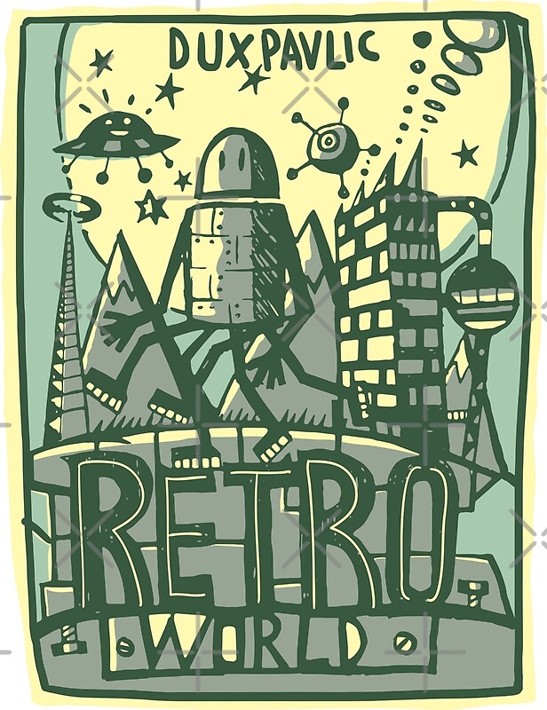 "Retro World" by duxpavlic | Redbubble