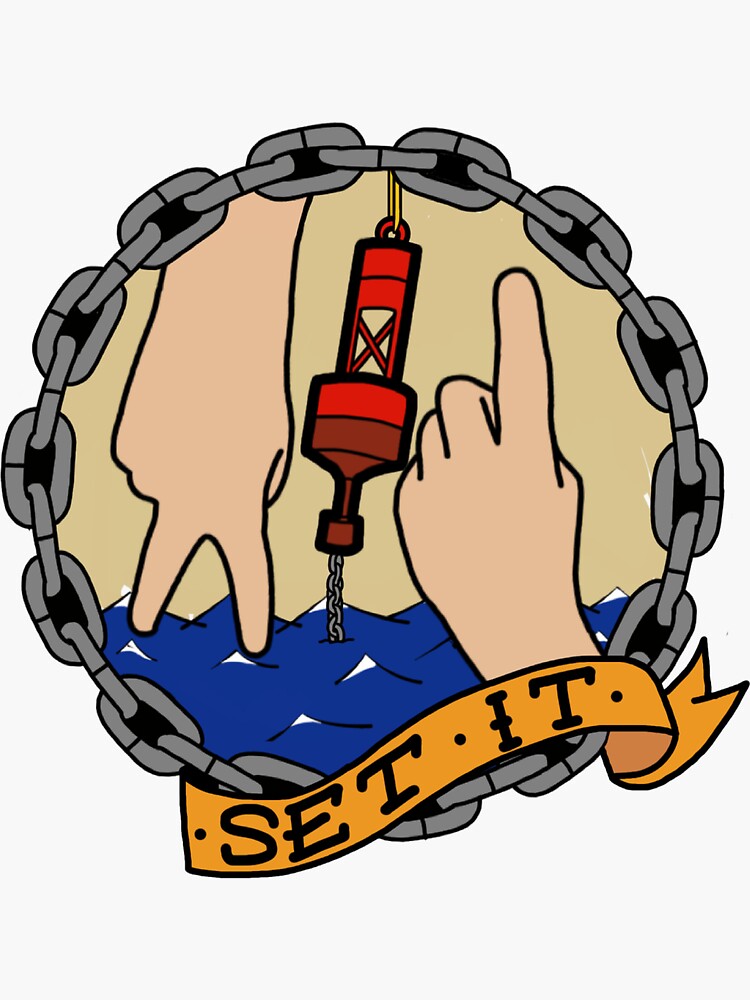 "Coast Guard ATON - Set It" Sticker for Sale by AlwaysReadyCltv | Redbubble