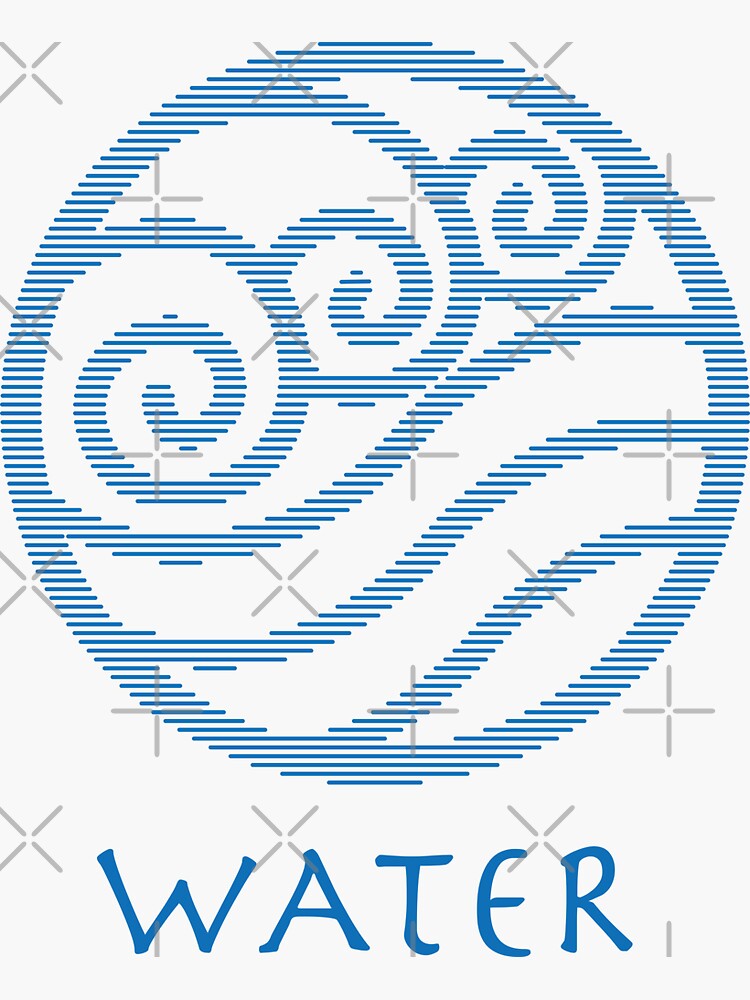 "Water element logo , Avatar: The Last Airbender , element colour ...