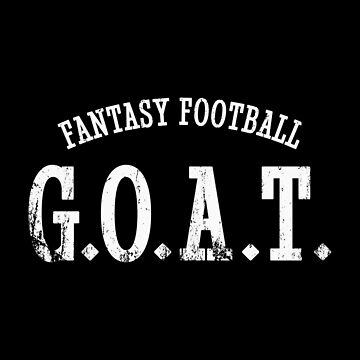 "Fantasy Football GOAT" Poster for Sale by Space Fox | Redbubble