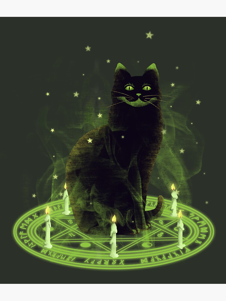 "How To Summon A Cat" Sticker for Sale by beesants | Redbubble