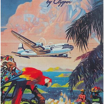 "Caribbean Retro Vintage Travel Poster" Poster for Sale by ...