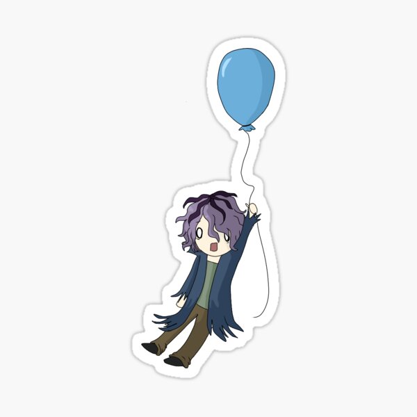 "Chibi Garry and Balloon " Sticker for Sale by MaxBrightside | Redbubble